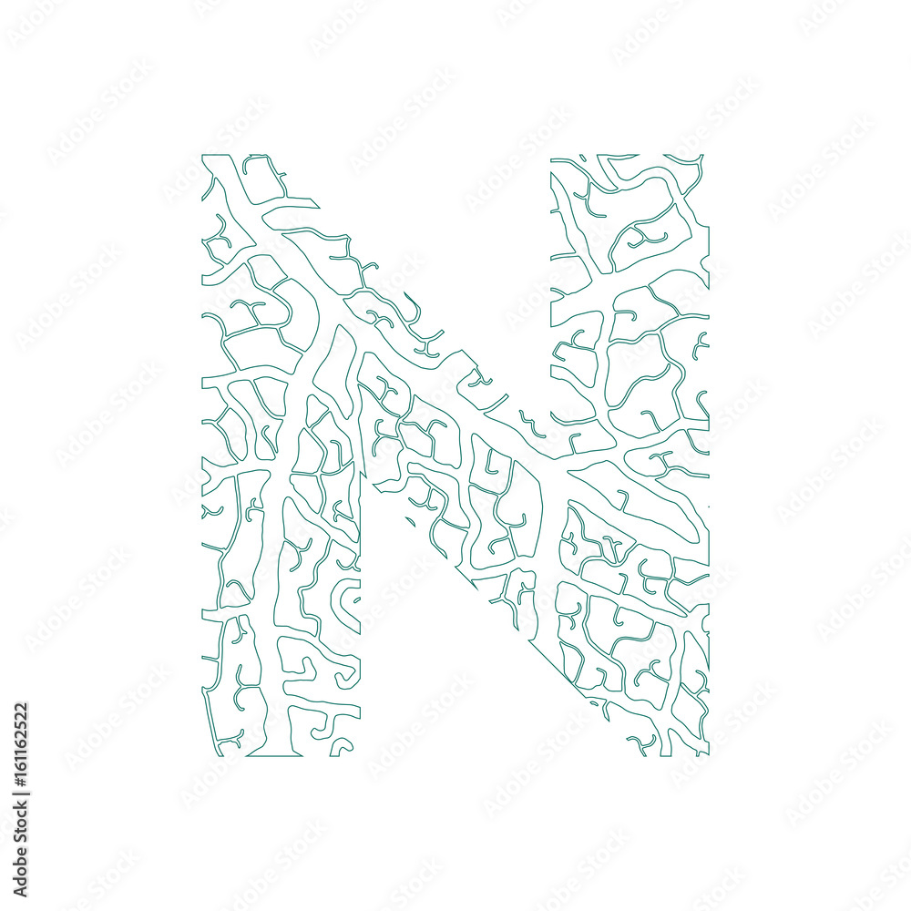 The Letter N In Nature