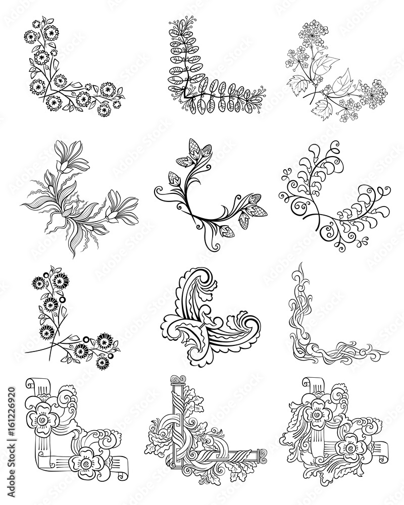 Decorative Flower Borders