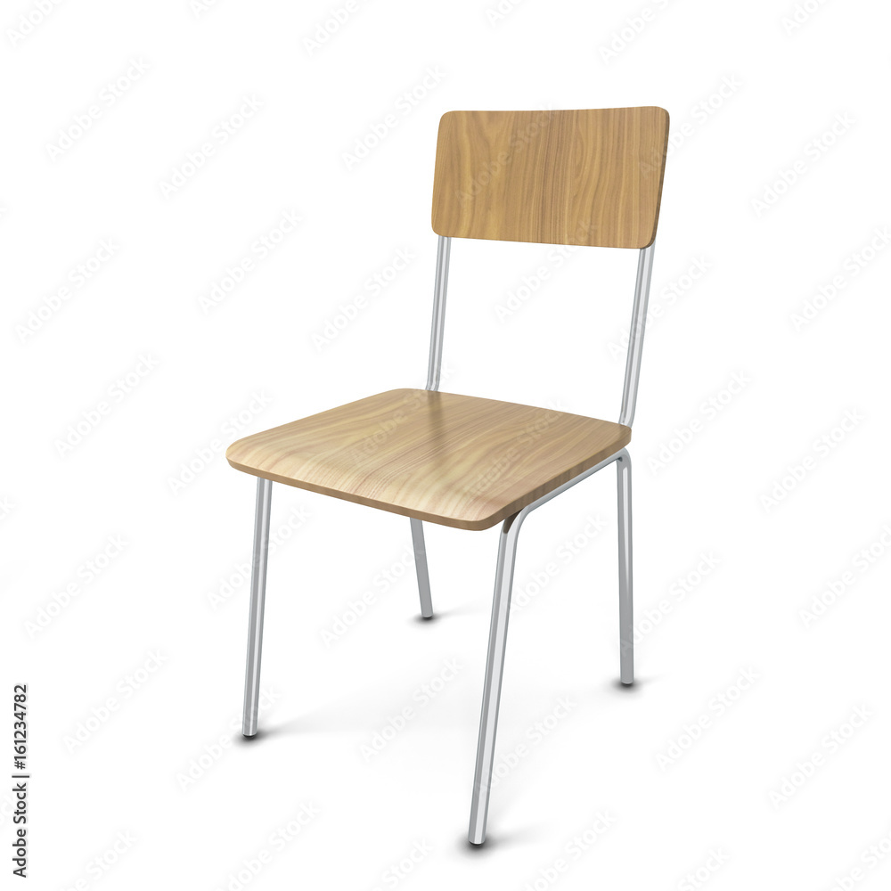 School chair Stock Illustration | Adobe Stock