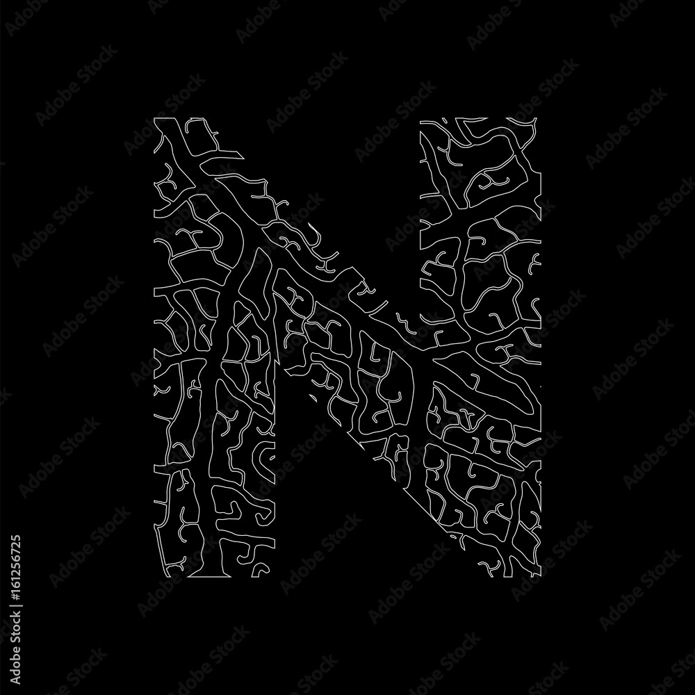 Letter N Found In Nature