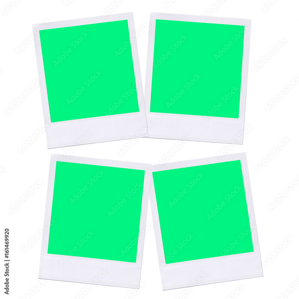 Instant Film Frame Layout Template Stock Photo | Adobe Stock