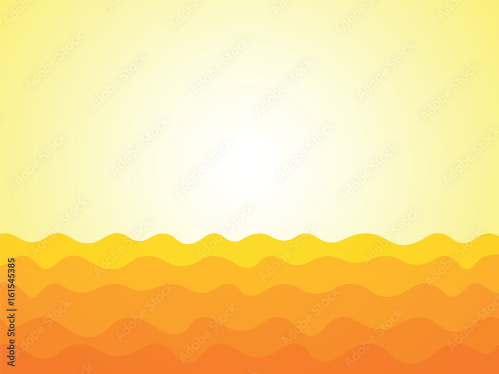abstract yellow waves background Stock Vector | Adobe Stock