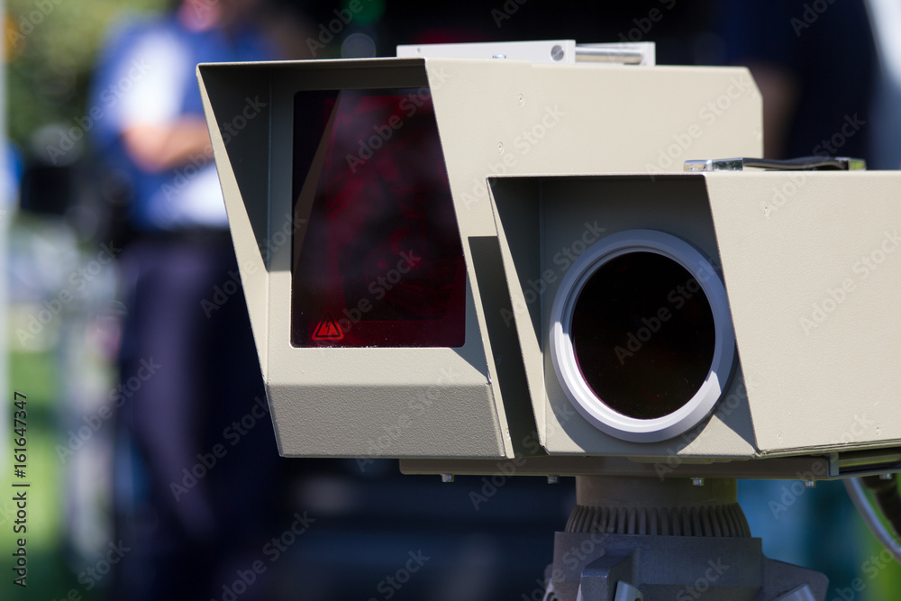 Blitz Polizei Radar raser Stock Photo | Adobe Stock