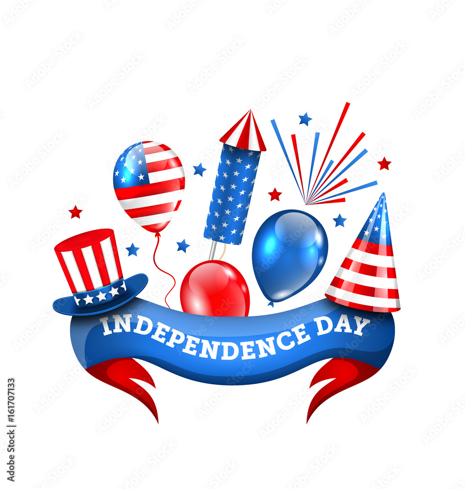 American Decoration for Independence Day, Traditional Symbols and ...