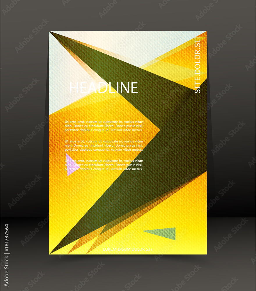 Abstract background for brochure, cover. Template for the poster ...