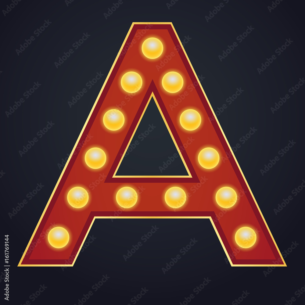 Circus Letter Lights