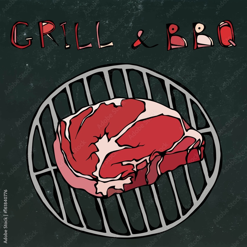 Bbq Ribs Cartoon