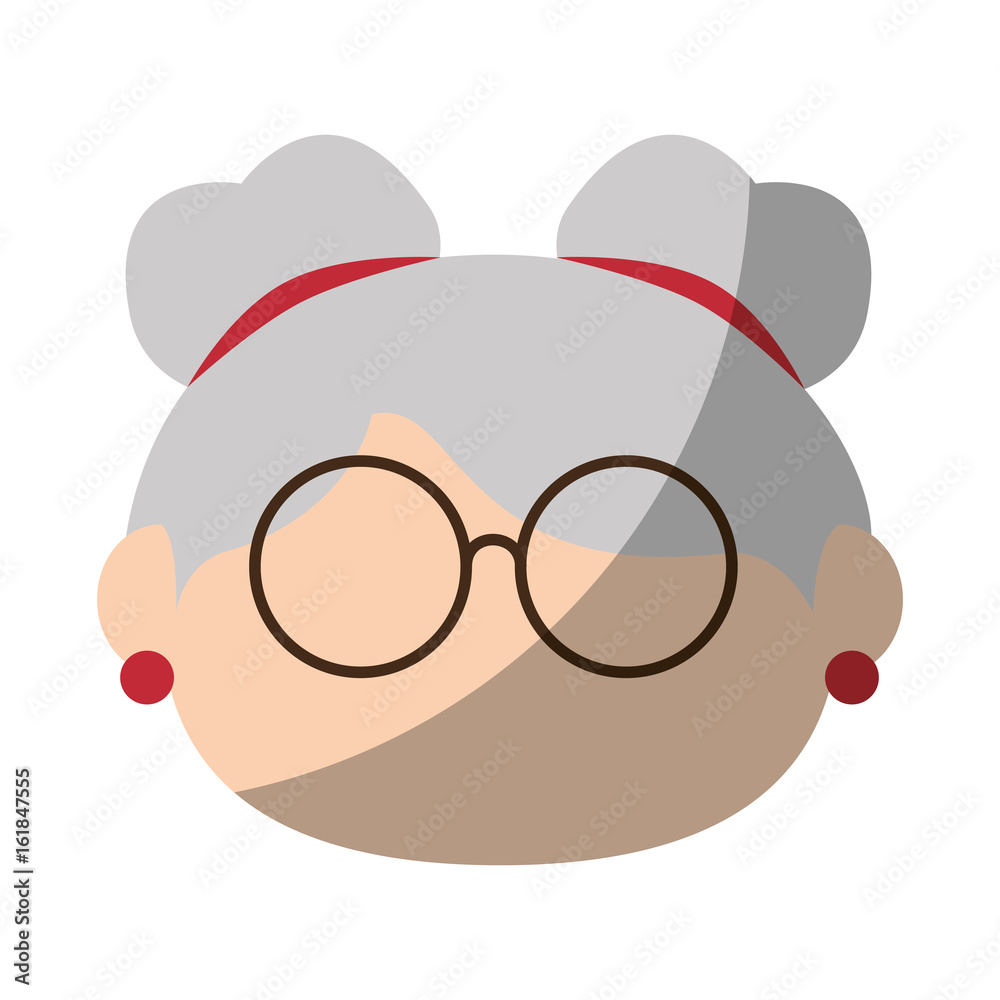 old women face icon vector illustration graphic design Stock Vector ...