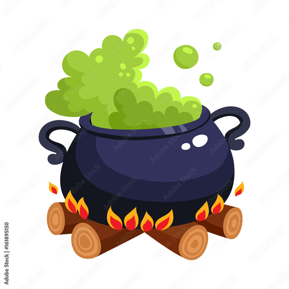 Template To Print Halloween Caldron