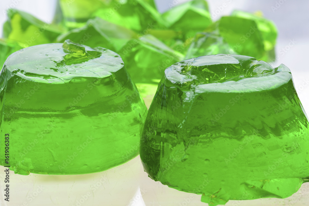 Green Jello Cube