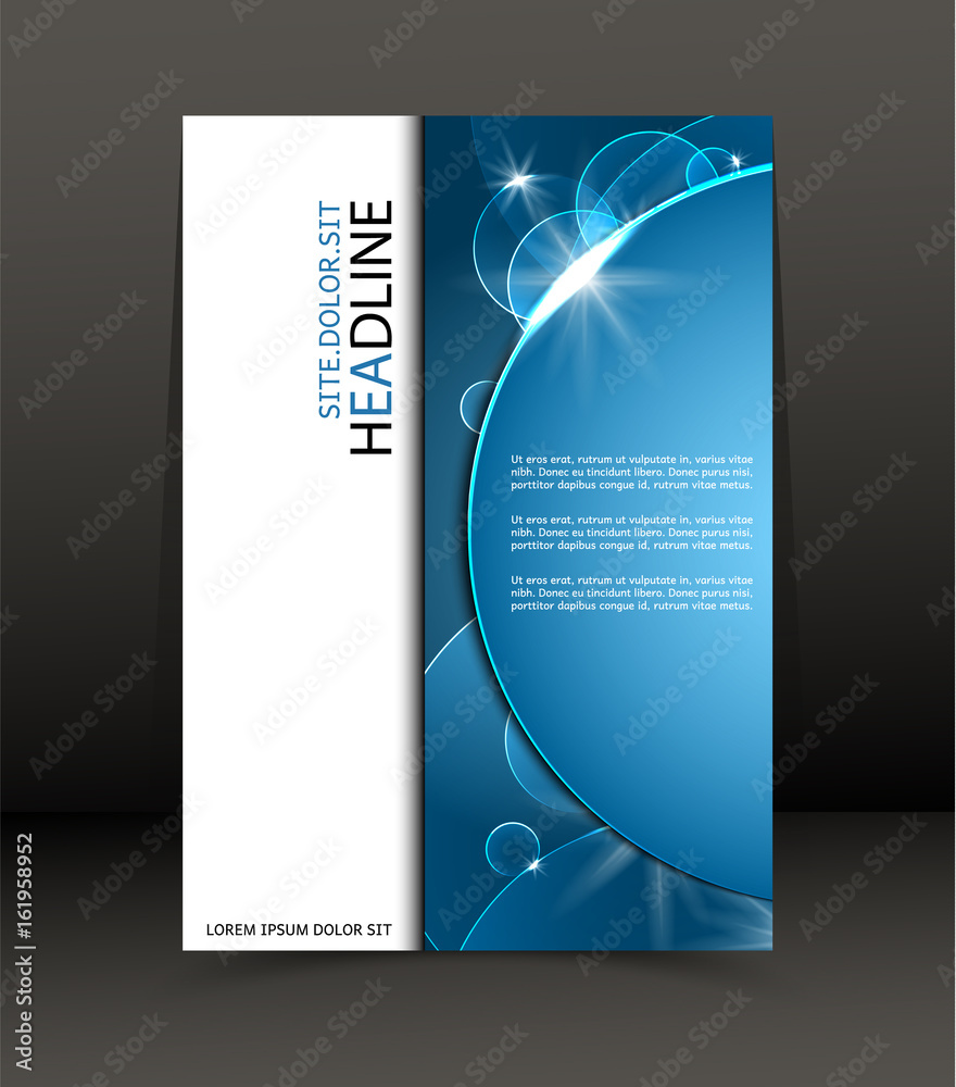 Abstract background for brochure, cover. Template for the poster ...