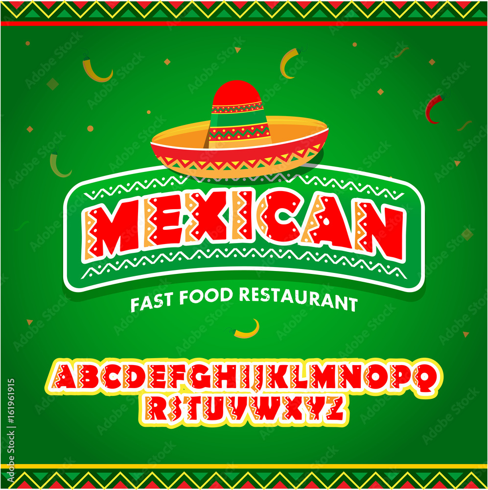 Mexican Fast Food Logo