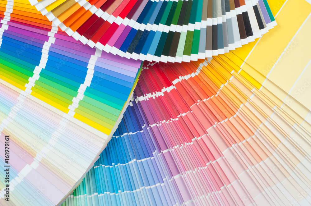 Photo & Art Print Fan with color palette, guide of acrylic paint ...