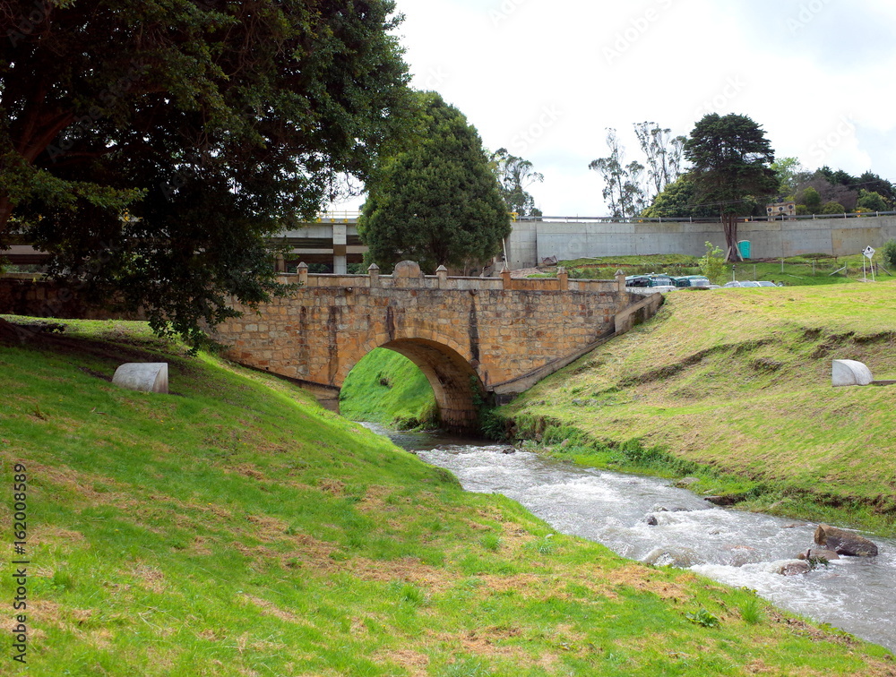 Puente de Boyaca, the site of the famous Battle of Boyaca where the ...