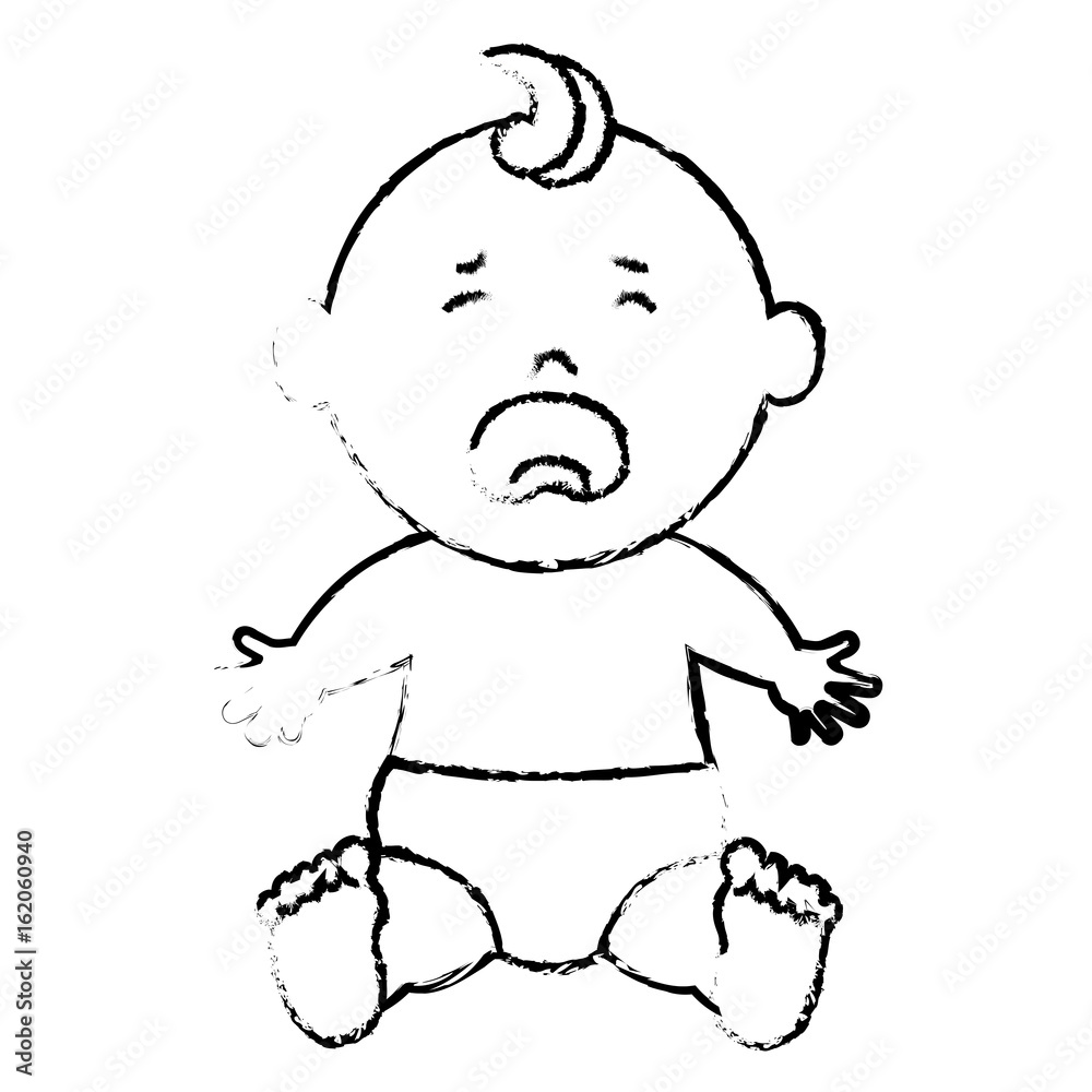 Baby Crying Drawing