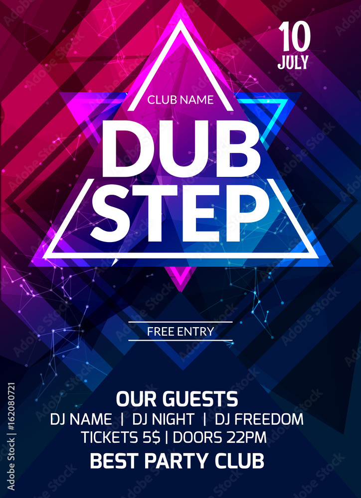 Club Flyer Background Design