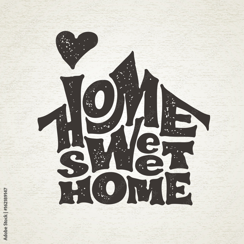 House Sweet Home Clipart