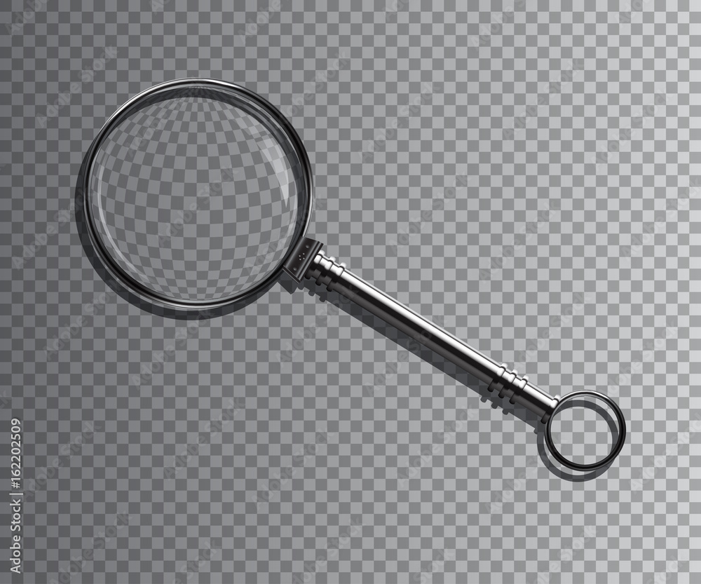 Vector realistic monocle isolated on transparent background. Stock ...