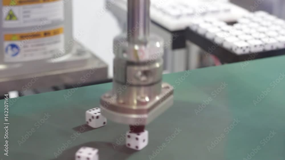 Robotic arm pick and place automation;process of picking parts up and ...