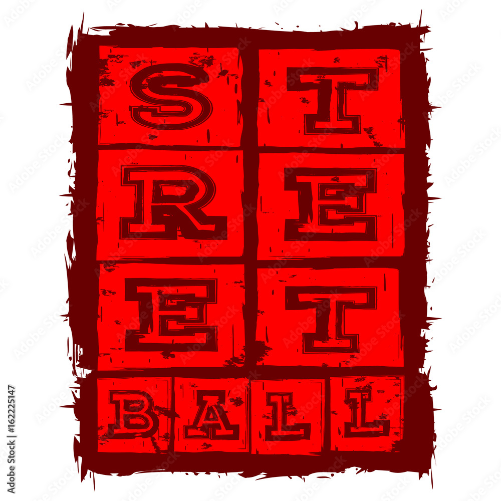 streetball vector de Stock | Adobe Stock