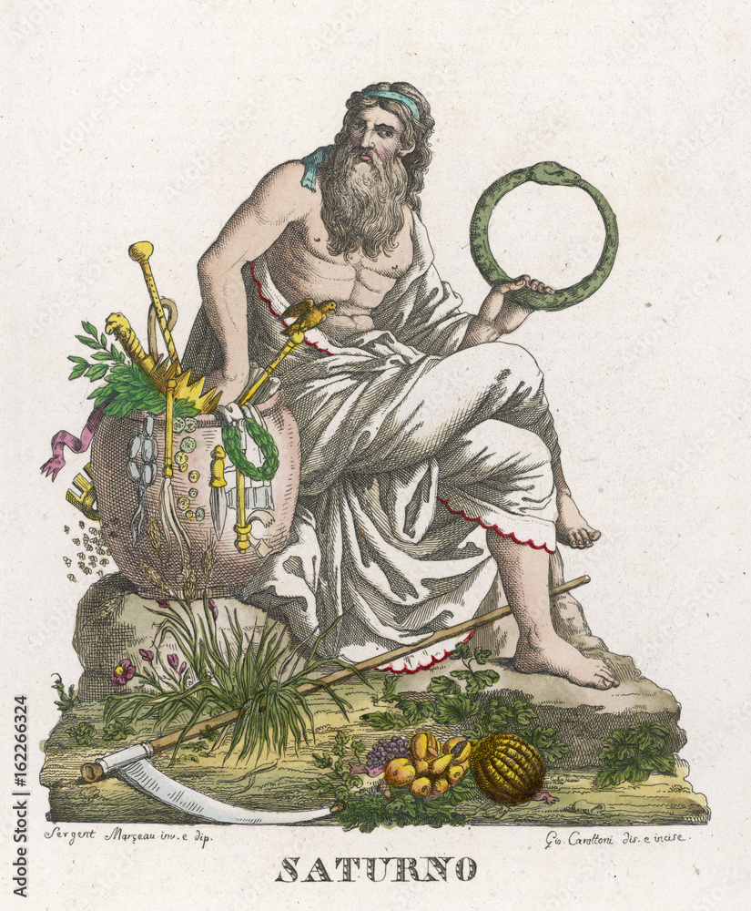 Foto Stock Myth - Mythology - Kronos - Saturn | Adobe Stock