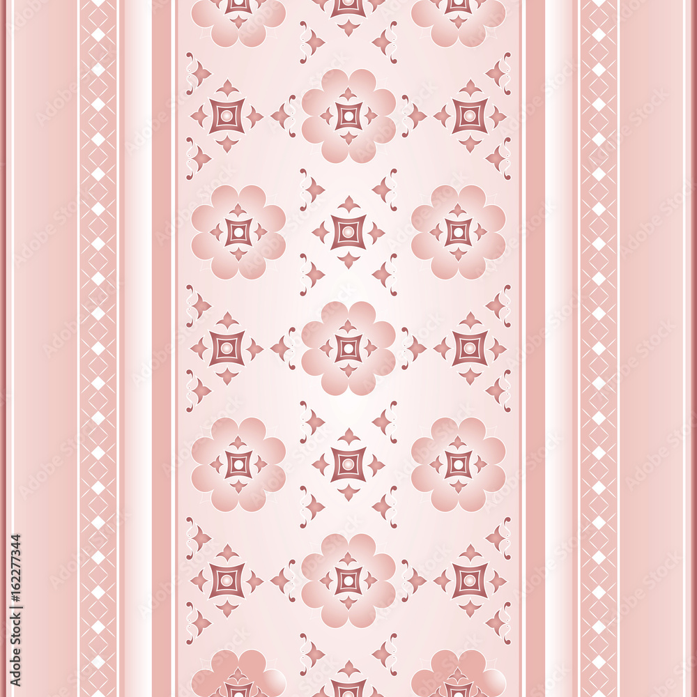 Vector line art seamless border for design template. Stock Vector ...