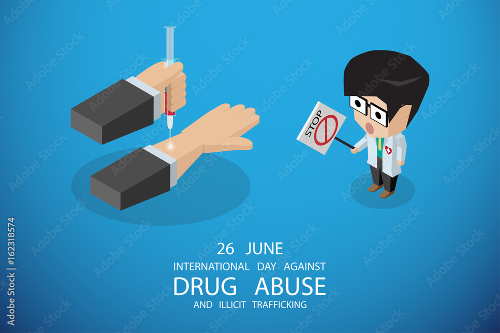 isometric international day against drug abuse and illicit trafficking ...
