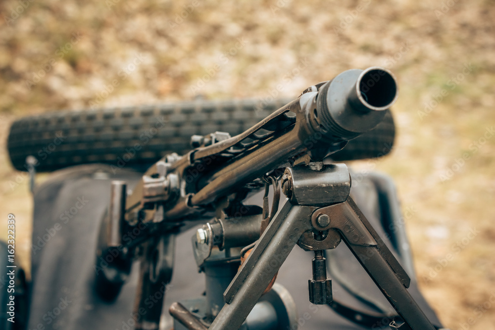 Machine gun of the German army of the Second World War Stock Photo ...