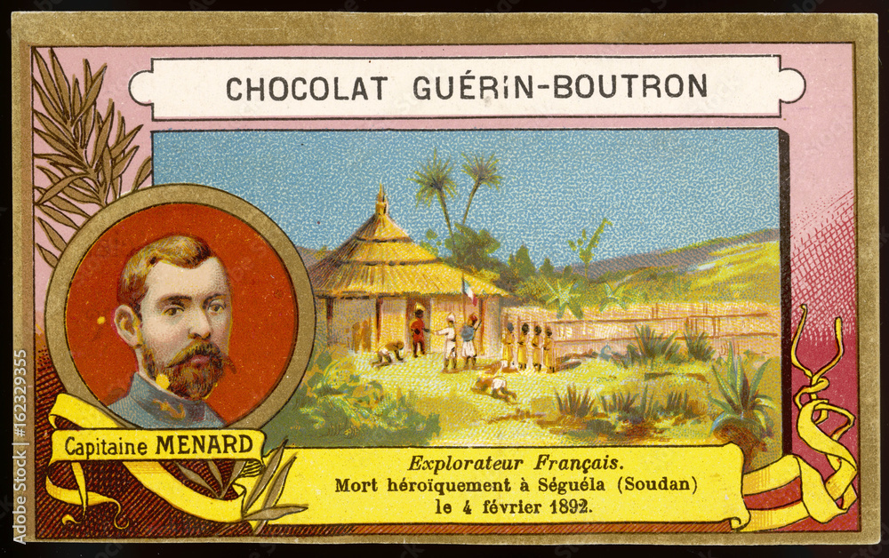 Capitaine Menard. Date: -1892 Stock Photo | Adobe Stock