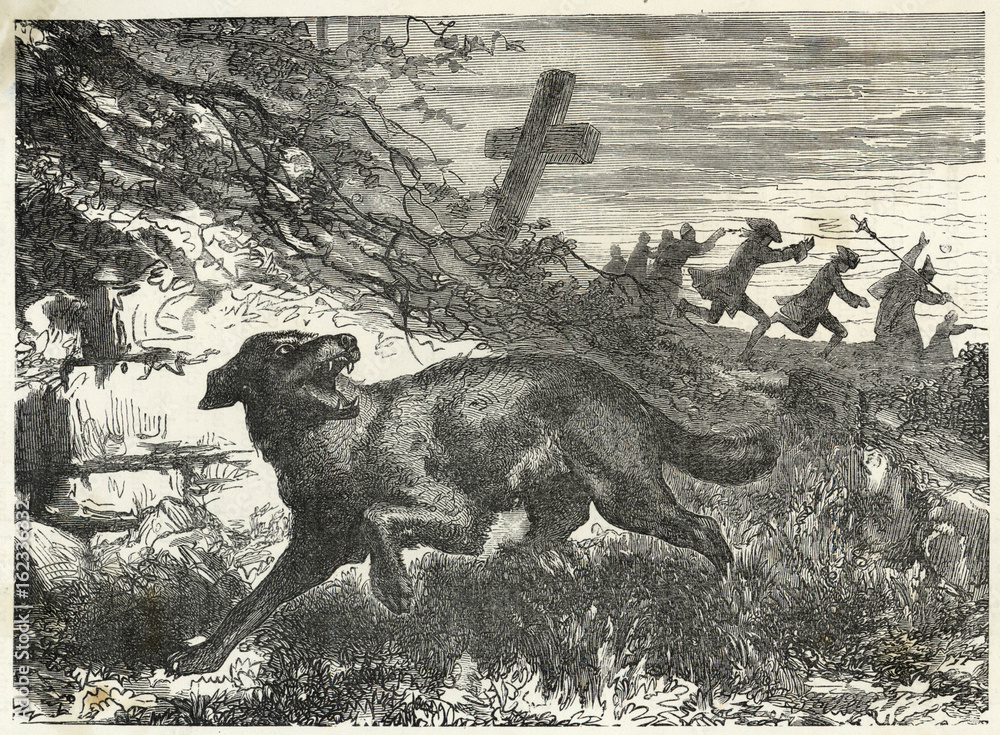 Folklore - Werewolves. Date: 19th century Stock Photo | Adobe Stock