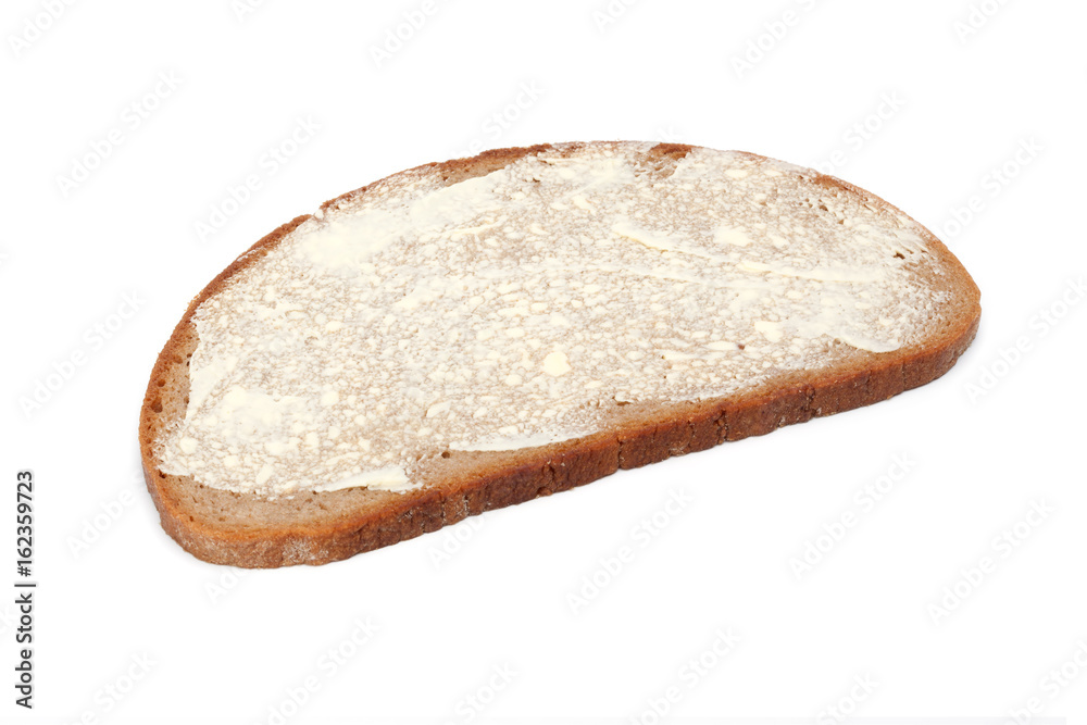Whole wheat German Bread Slices with different toppings, like butter ...