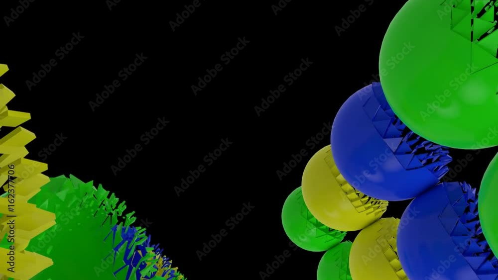 Sphere outer space animation, 3d render Stock Video | Adobe Stock