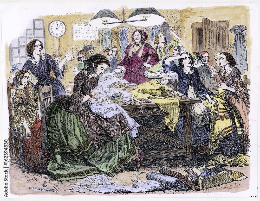 Poster Sweatshop - Circa 1870. Date: circa 1870 – Wall Art | UkPosters