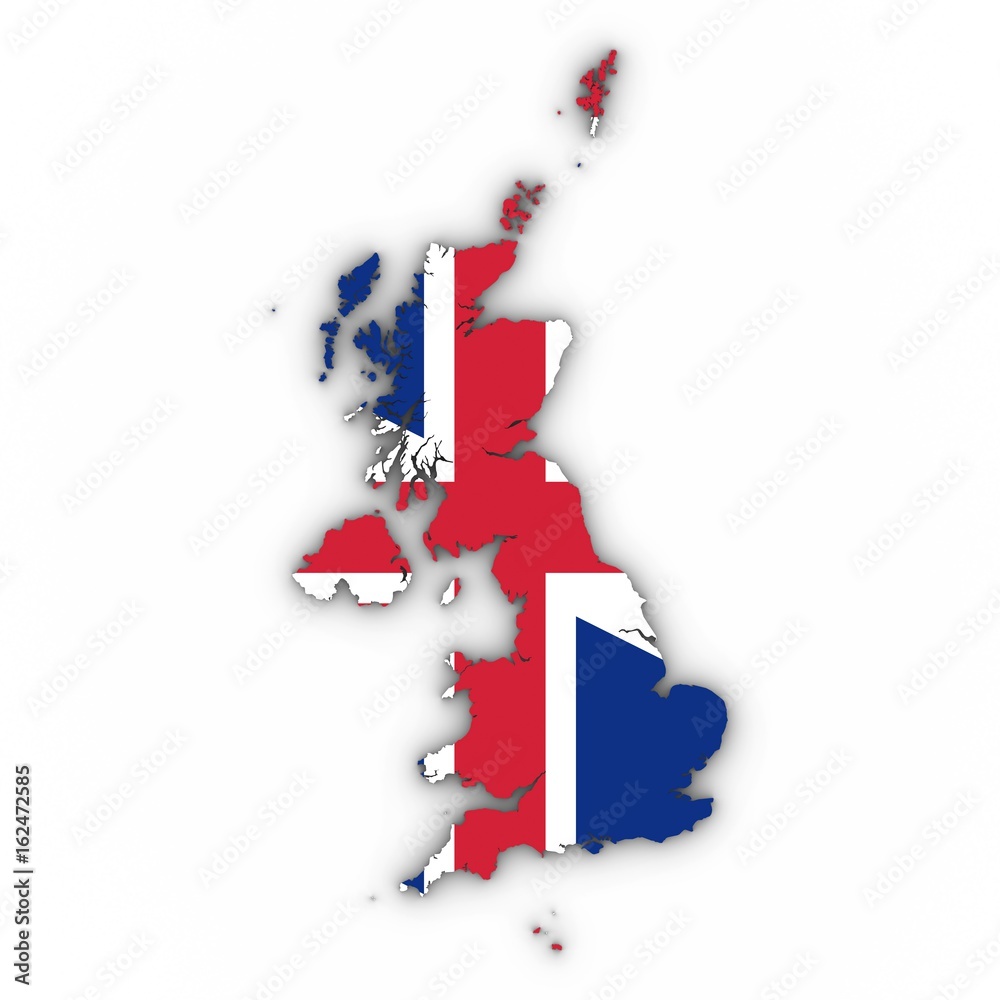 England Map Outline Colored