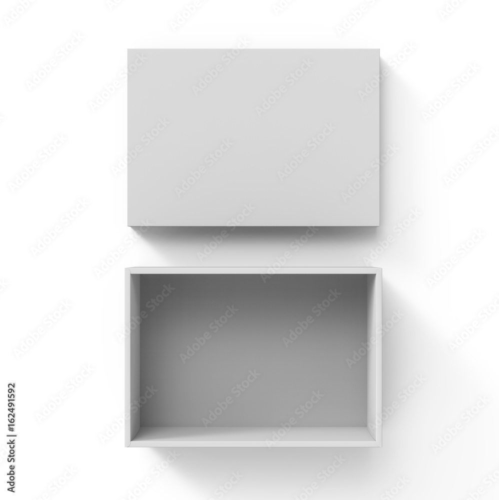 blank paper box Stock Photo | Adobe Stock