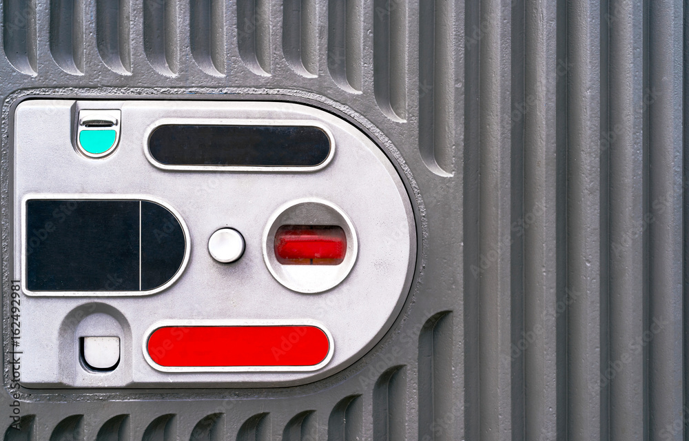 Coin acceptor for payments reception, free space. Coin acceptor in ...