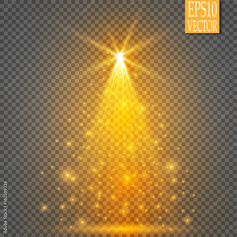 Vector light sources, concert lighting, stage spotlights set. Concert ...