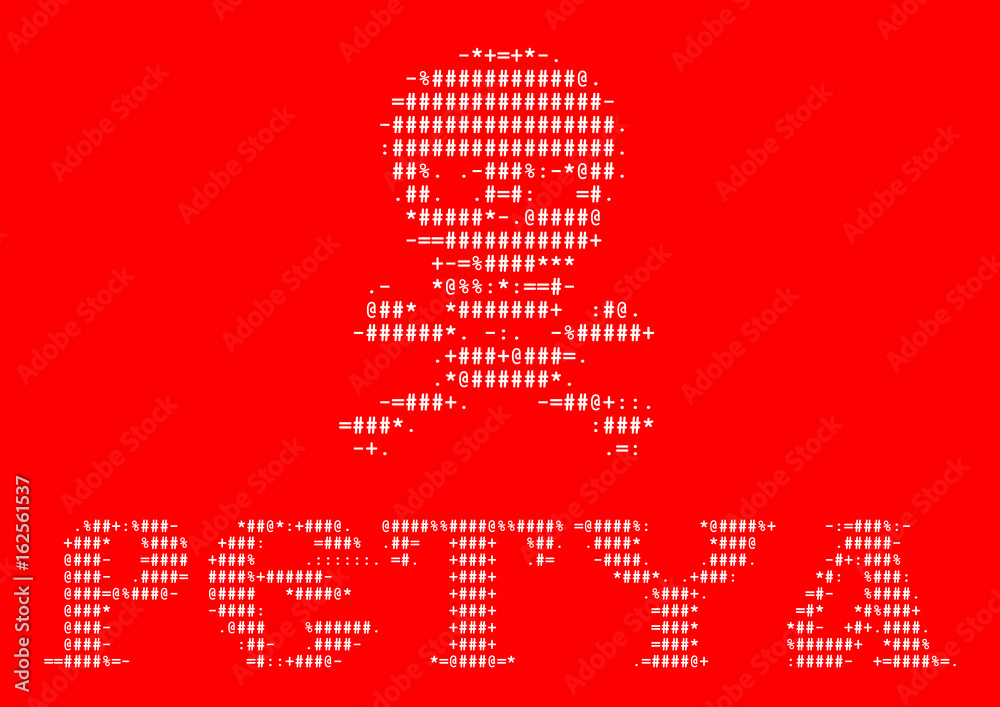 The newest ultra-dangerous Petya malware message screen. Cybercrime and ...