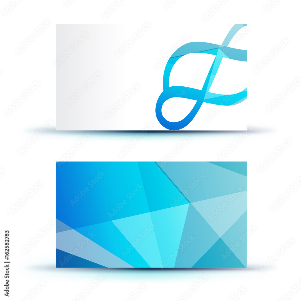Abstract blank name card template for business artwork Stock Vector ...