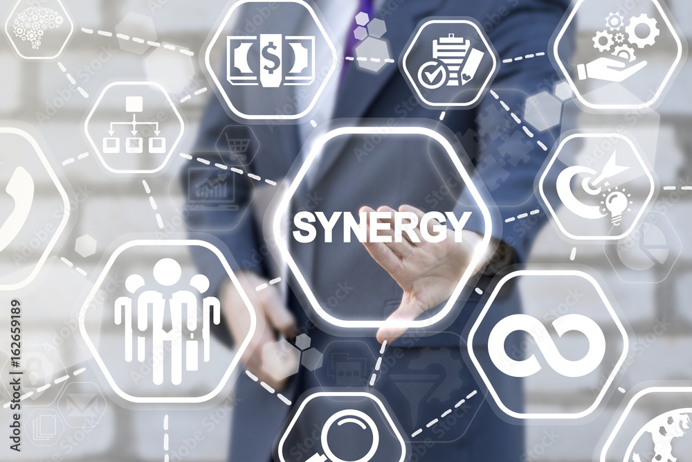 Synergy Teamwork Leadership Business Partnership Collective Work ...