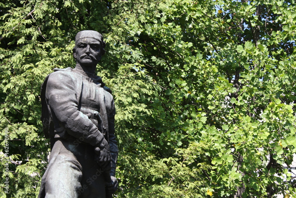 Statue of Vasilije Vasa Carapic in Belgrade, known as the Dragon from ...