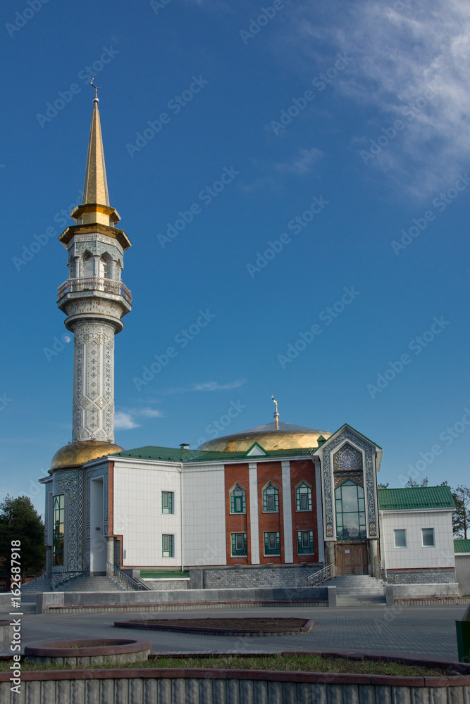 Detail of muslim mosque in Surgut, Russia. Stock Photo | Adobe Stock
