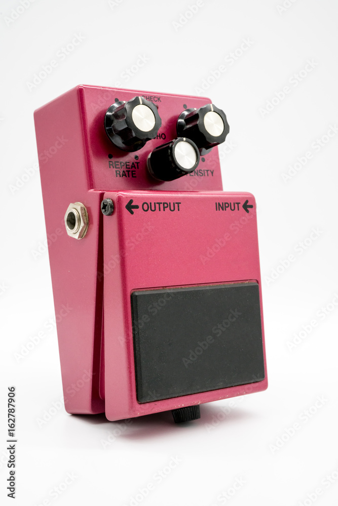 Vintage guitar pedal Stock Photo | Adobe Stock