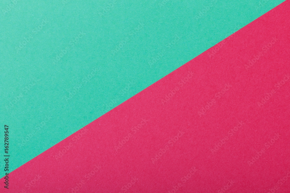 Green and red two tone color paper background Stock Photo | Adobe Stock