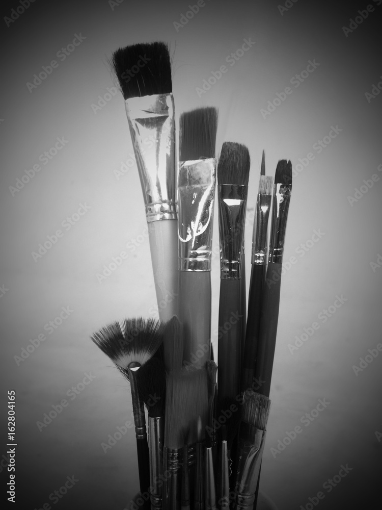 Paintbrush Photography Black And White
