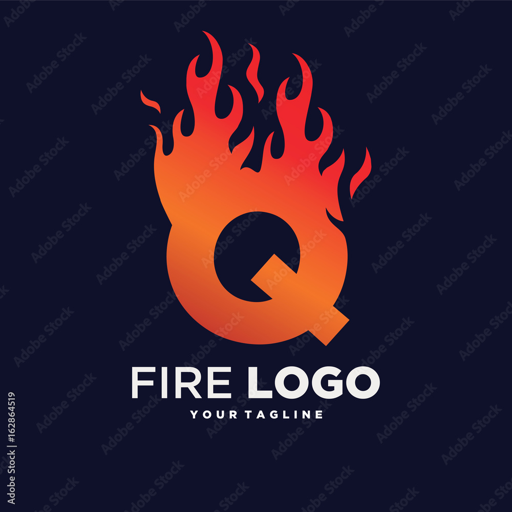 Letter Q Fire