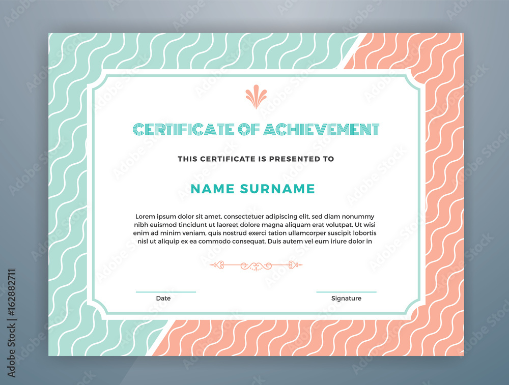 Multipurpose Modern Professional Certificate Template Design for Print ...