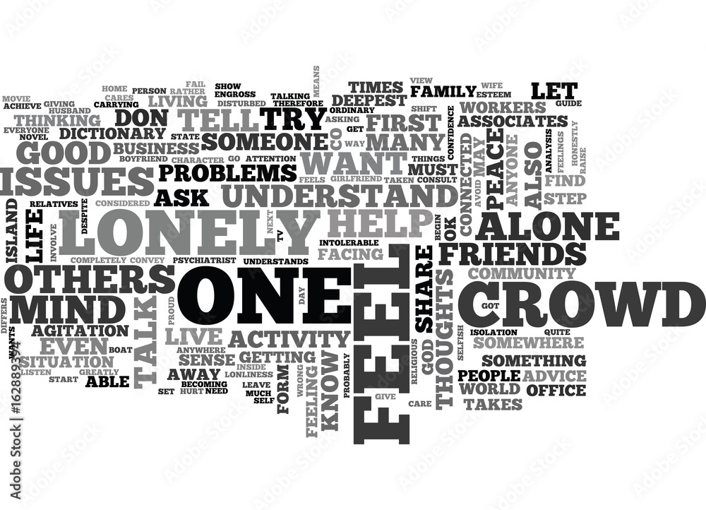 Lonely Pictures With Words