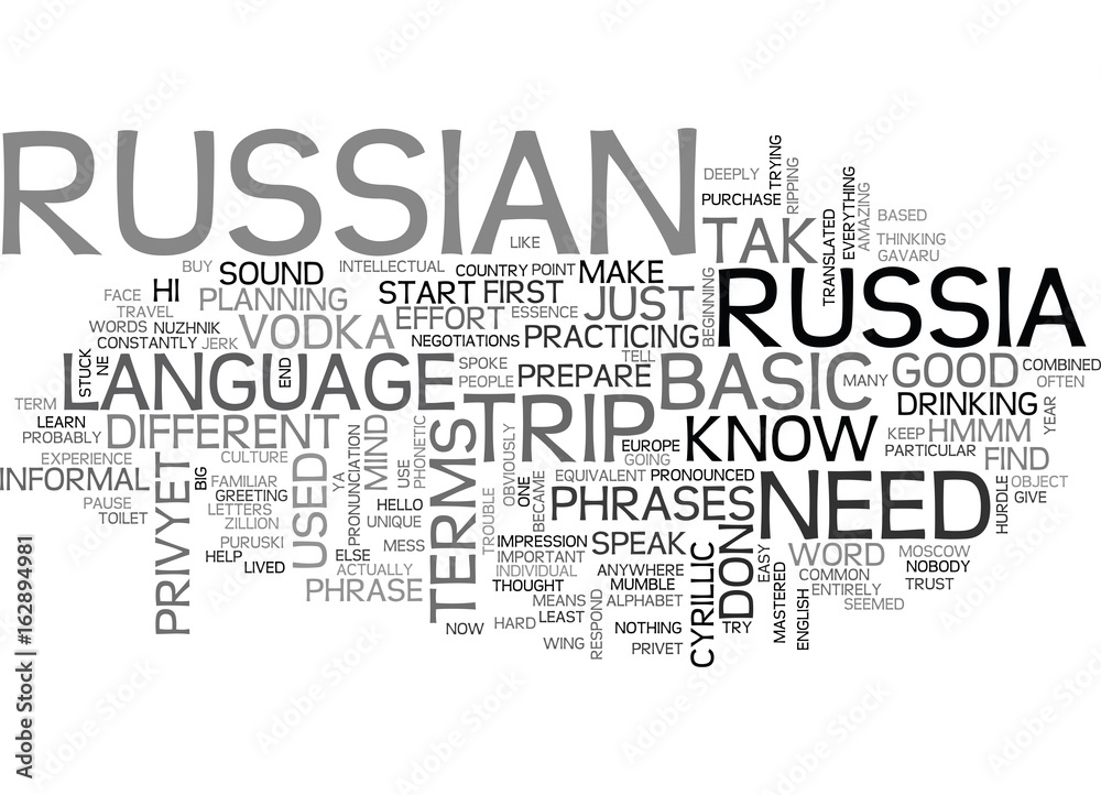 Basic Russian Words