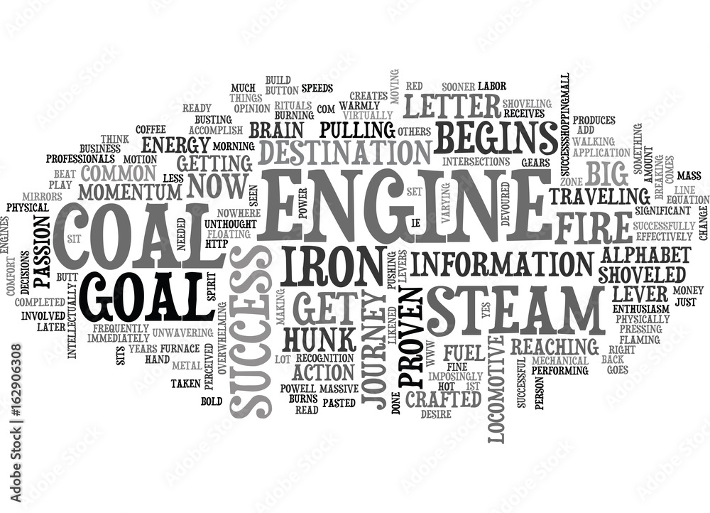 What Does Success And A Big Hunk Of Iron Have In Common Text Word Cloud Concept Stock Vector